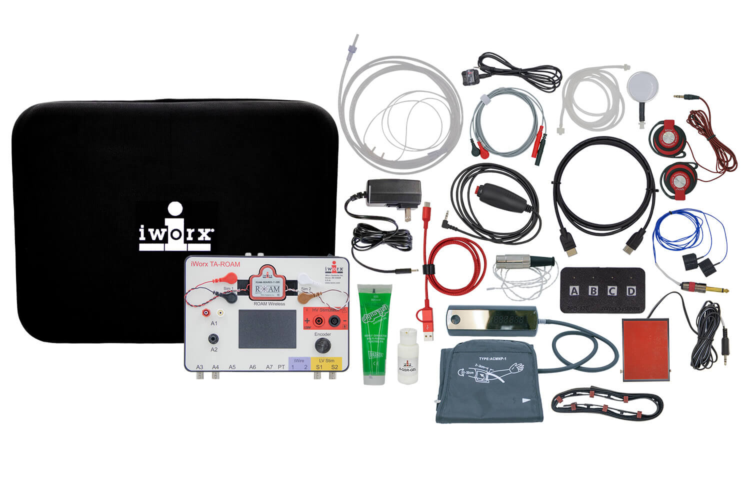 PK-TR ROAM Physiological Psychology Lab Kit - iWorx Systems, Inc.